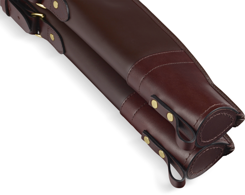 Croots England - Double Shotgun Slip with Flap and Zip - Handmade in ...