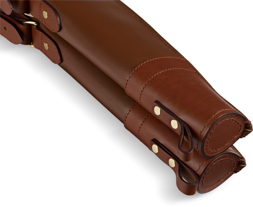 Croots England - Double Shotgun Slip with Flap and Zip - Handmade in ...